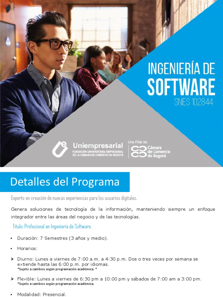 Ingenieria de Software Uniempresarial | PDF | Ingeniería de software | Software