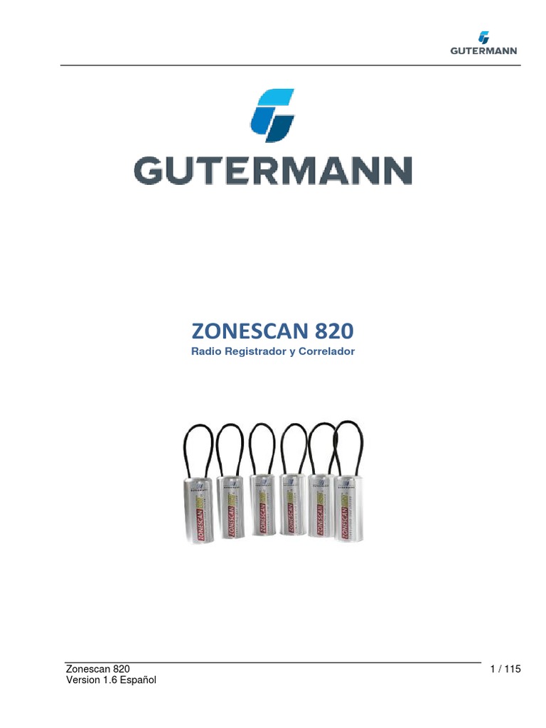 Zonescan 820 Manual V 1.6.1 Español | PDF | Ventana (informática ...