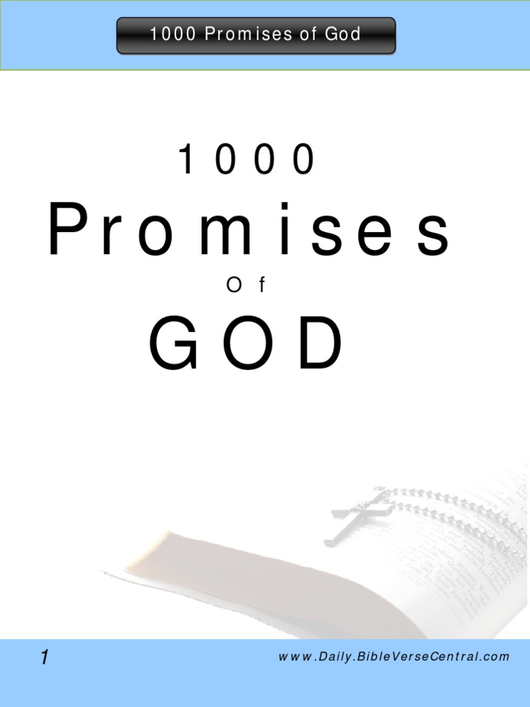 1000 Promises of God | PDF | Eternal Life (Christianity) | Sin