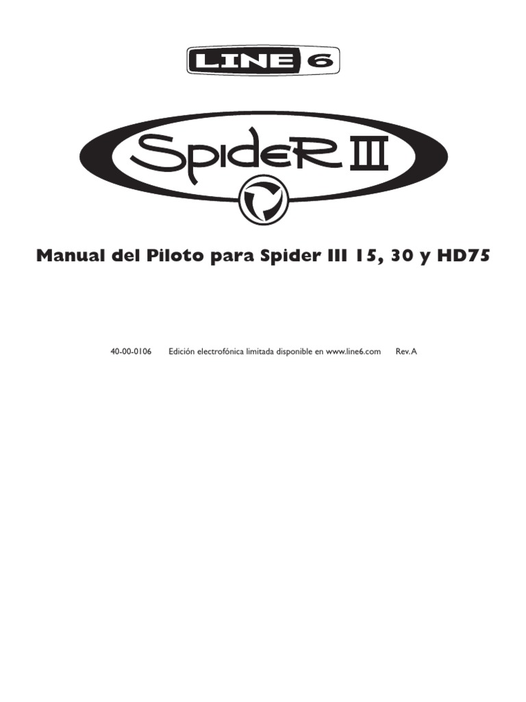 Spider III 15 PDF | PDF | Descarga electrostática | Guitarras