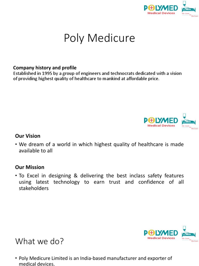 Poly Medicure | PDF