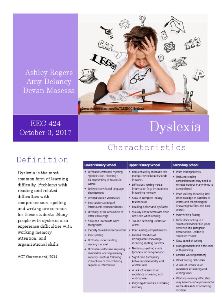 Dyslexia Newsletter | PDF | Dyslexia | Communication