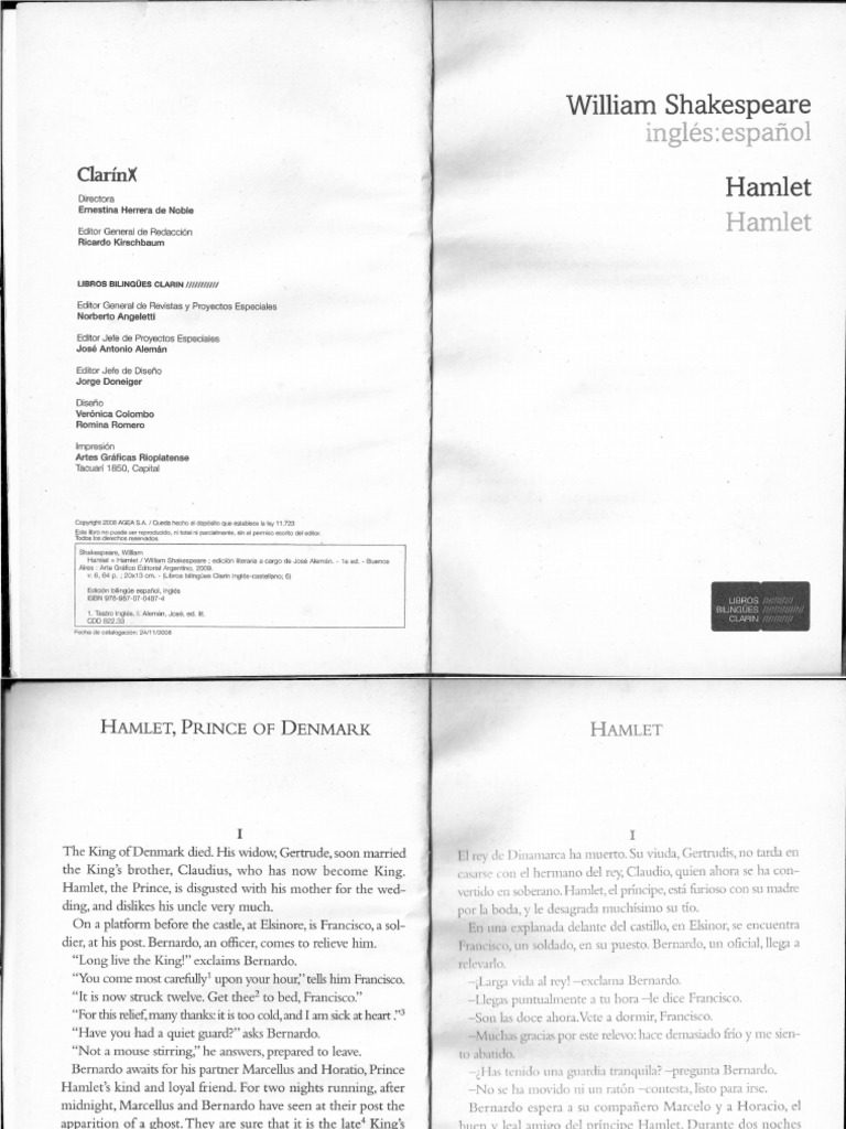 Hamlet, de Shakespeare | PDF | Tragedias de Shakespeare | Obras de teatro