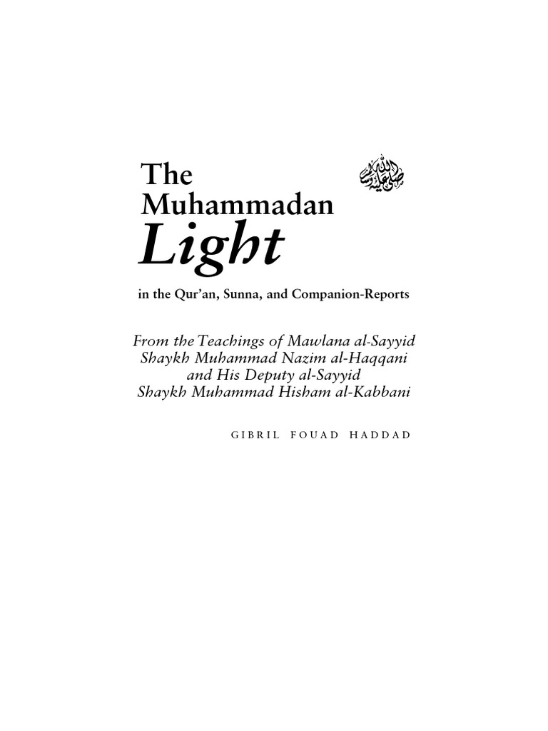 Pages From The Muhammadan Light-Haddad | PDF | Muhammad | Religious ...