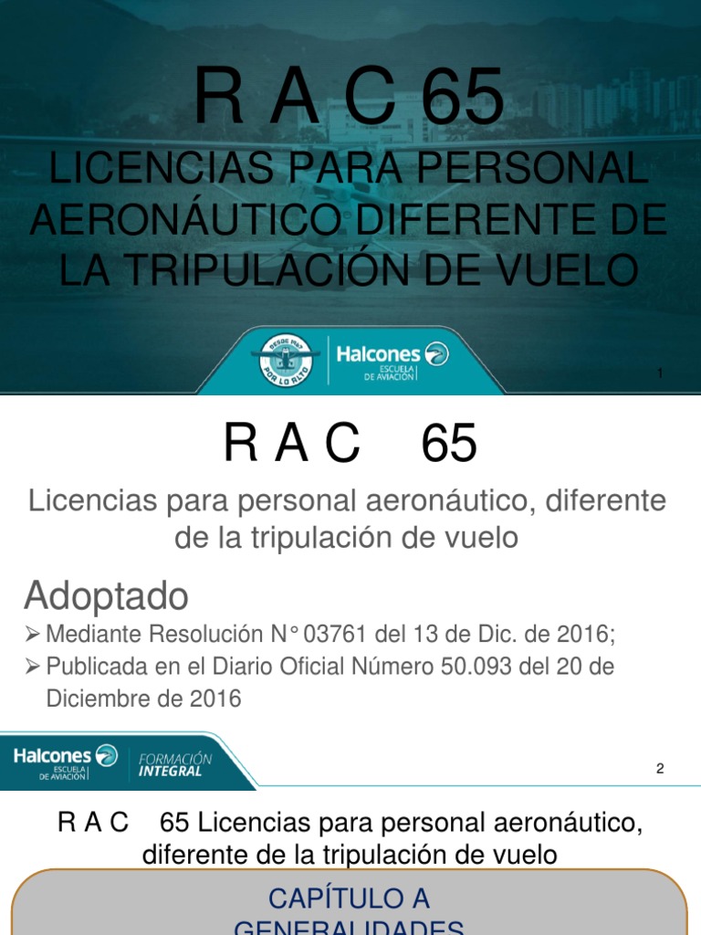 Rac 65 | PDF | Ingeniería Aeroespacial | Aeronáutica