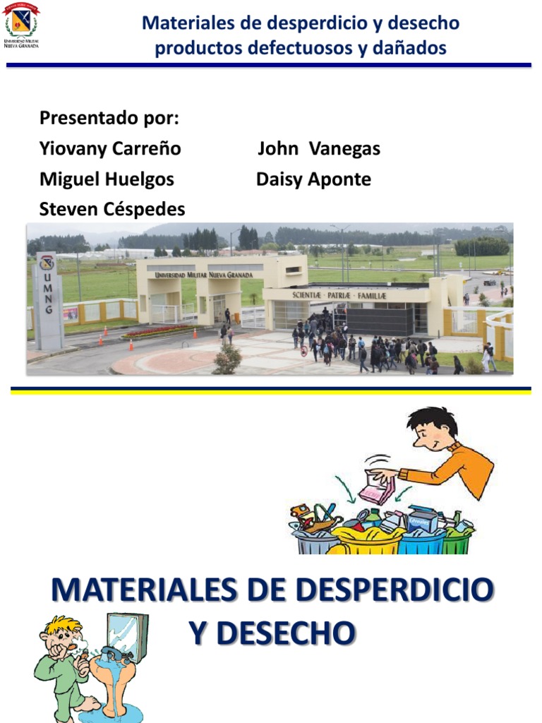 Materiales de Desperdicio y Desecho | Residuos | Economias