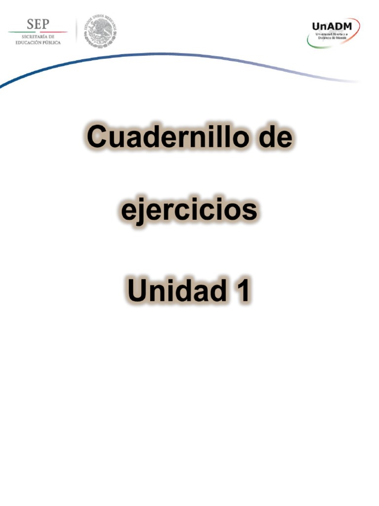 Cuadernillo de Ejercicios U1 | PDF | Dirección IP | Estándares de internet