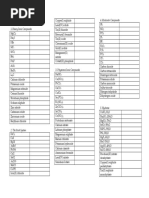Electrovalency Table of Elements | PDF
