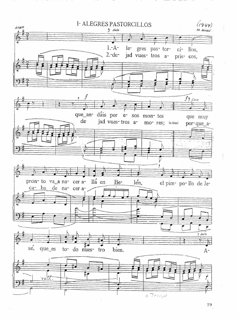 Alegres Pastorcillos | PDF