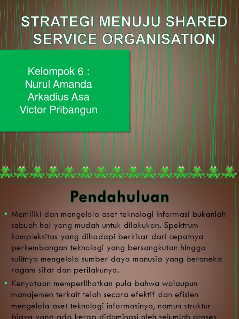 Shared Service Organisation Klp6 PDF