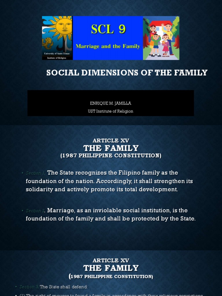 Christian Dimension of The Family | PDF | Socialization | Family