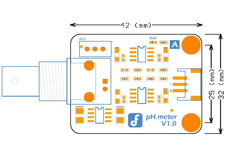 Ph Meter V1.0 Layout