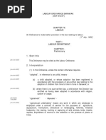 Sabah Labour Ordinance Overview 2025 | PDF | Employment | Wage