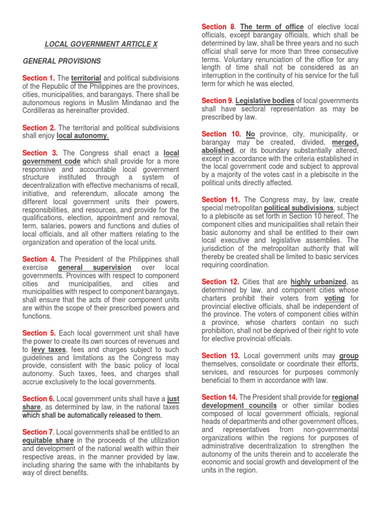 Local Government Code | PDF | Local Government | Constitutional Law