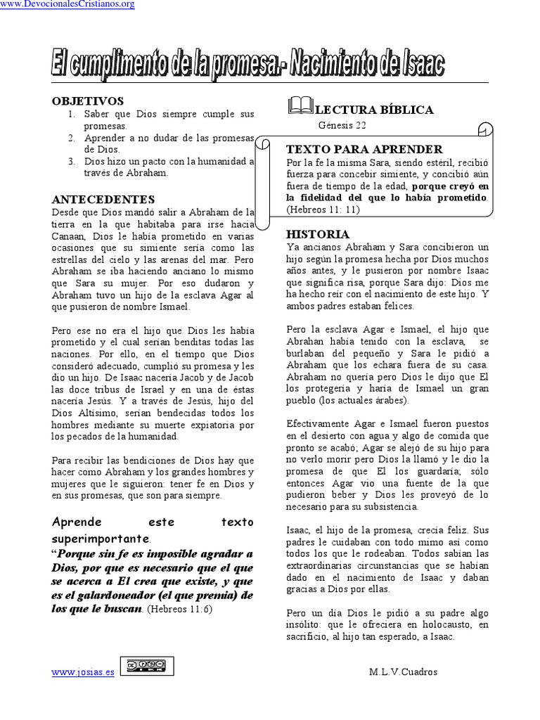 07 - Nacimiento de Isaac | PDF | Ismael | Abrahán