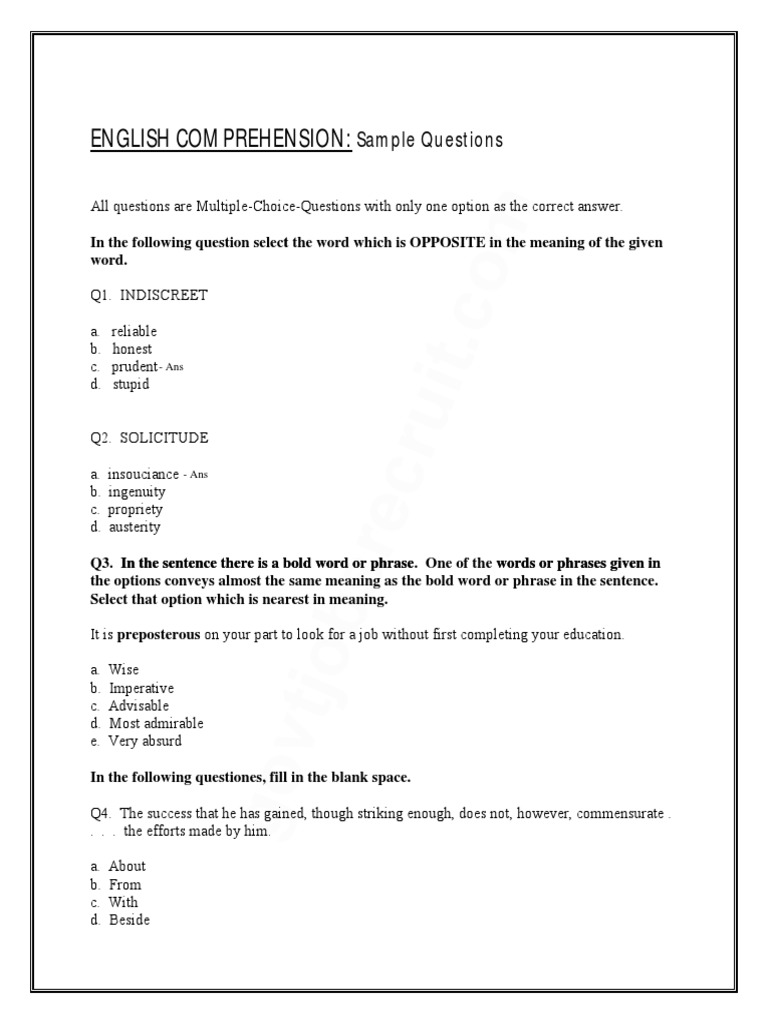 AMCAT Previous Year Question Papers | PDF | Leadership | Integer