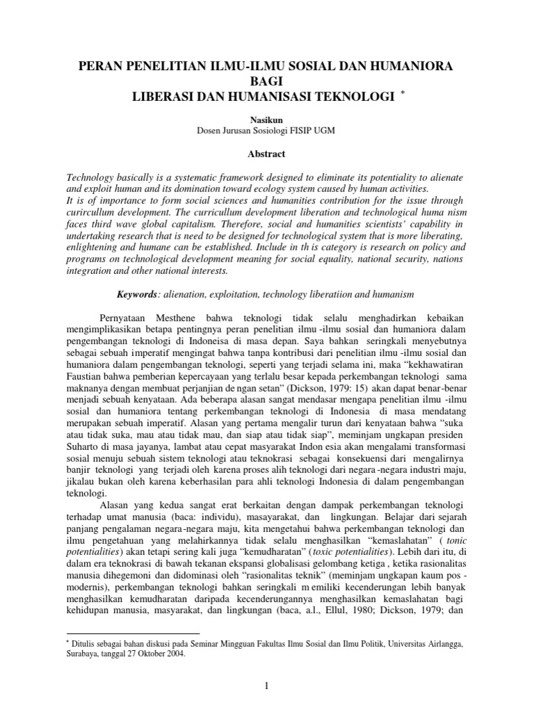 Jurnal Sosial Humaniora | PDF