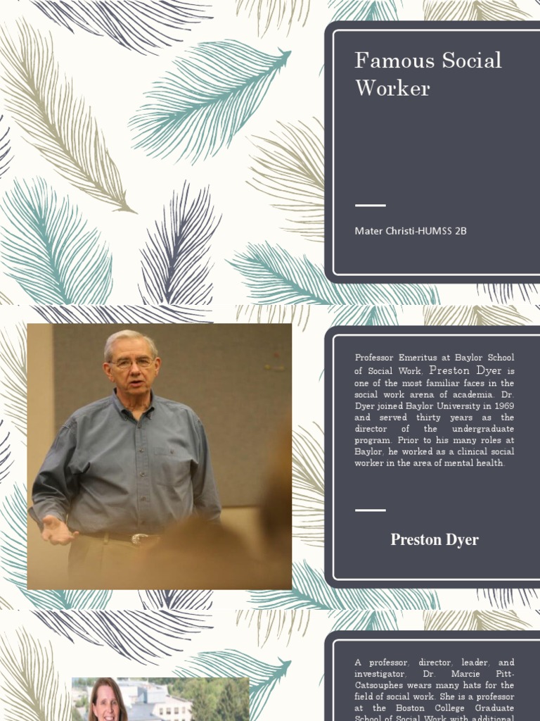 Famous Social Worker | PDF | Social Work | Academia