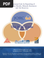 JORC Code 2012 | PDF | Mining | Minerals