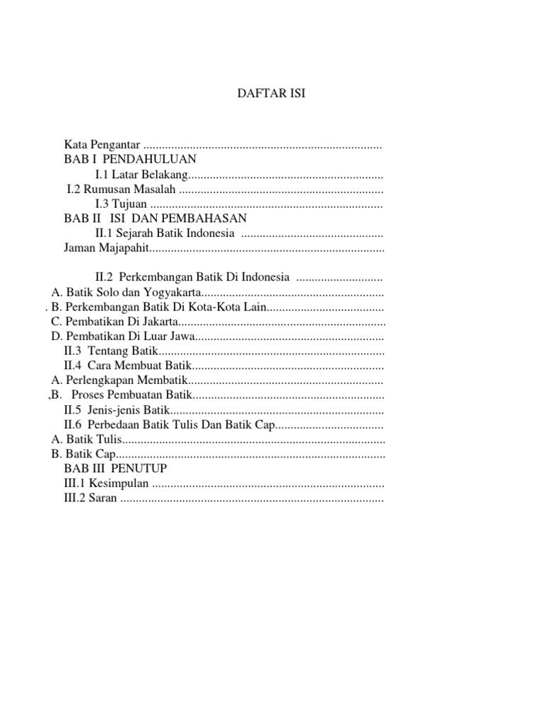 Batik | PDF | Perjalanan