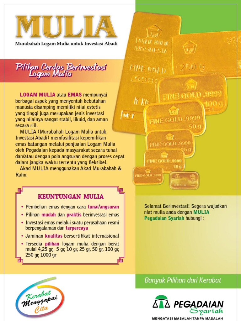 Poster Gadai Syariah | PDF | Pengelolaan Keuangan & Uang