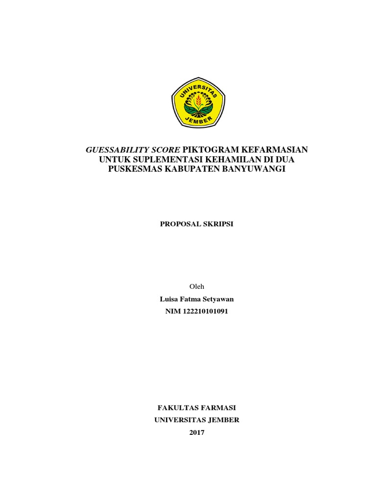 Proposal Skripsi Revisi | PDF