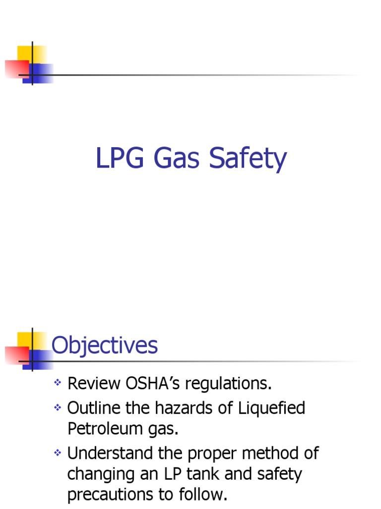 LPG Gas Safety | PDF | Liquefied Petroleum Gas | Gases