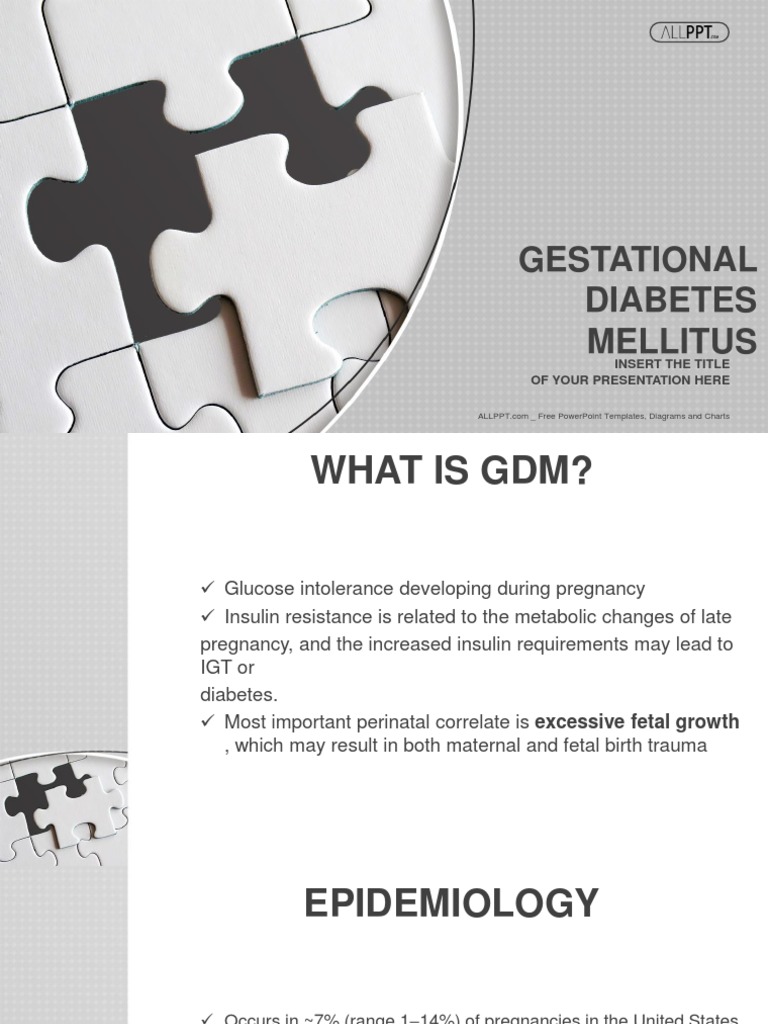 GDM | PDF | Gestational Diabetes | Diabetes