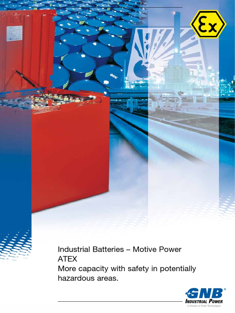 Industrial Batteries - Motive Power Atex More Capacity With Safety in ...