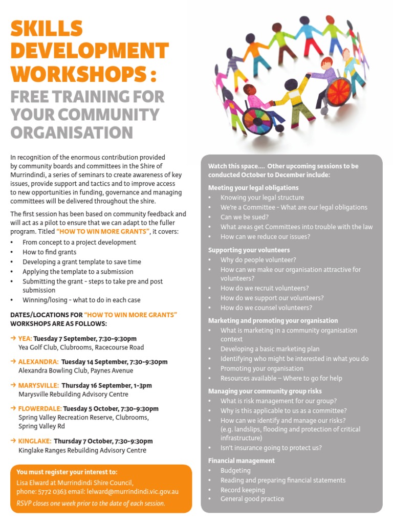 Skills Development Workshops | PDF | Volunteering | Public Sphere