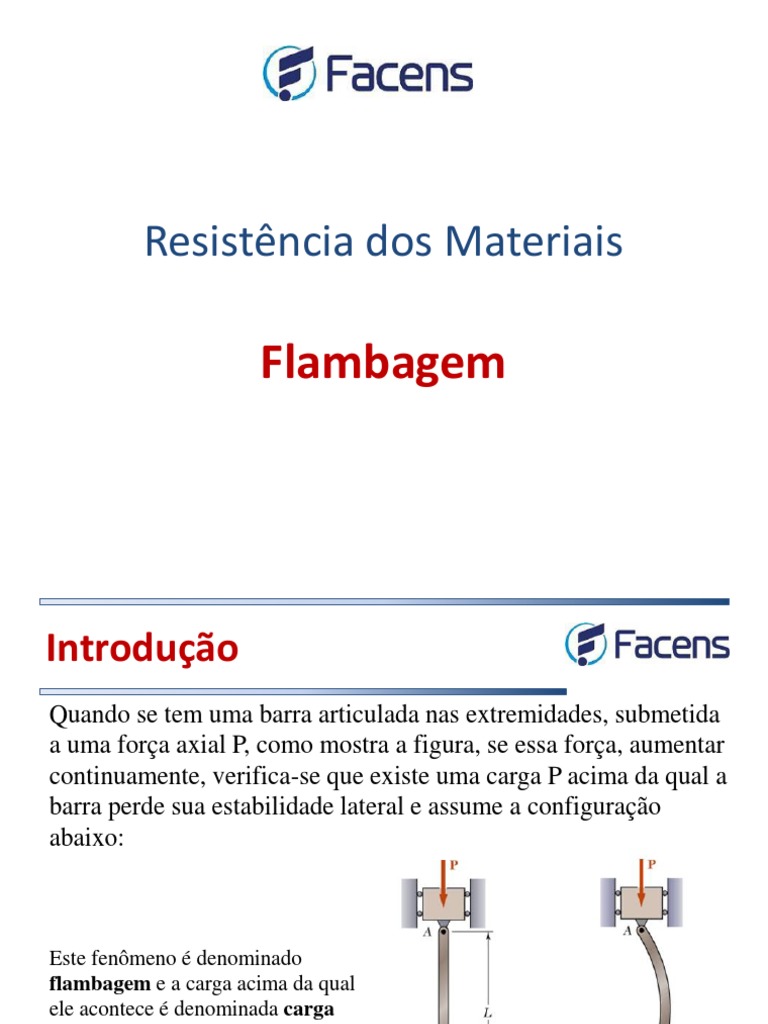 Flambagem | PDF | Flambagem | Elasticidade (Física)