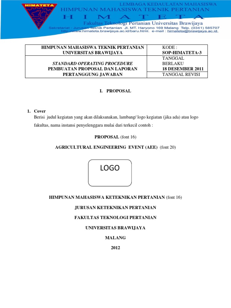 Pembuatan Proposal Dan LPJ | PDF