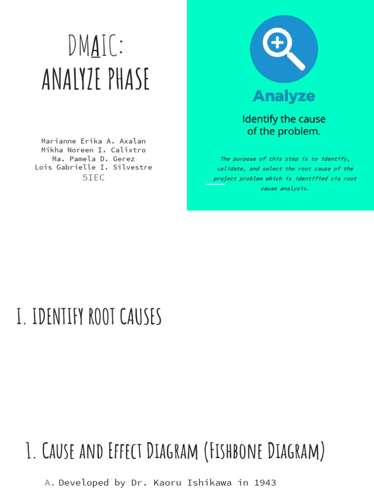 Analyze Phase | PDF | Statistical Hypothesis Testing | Type I And Type ...