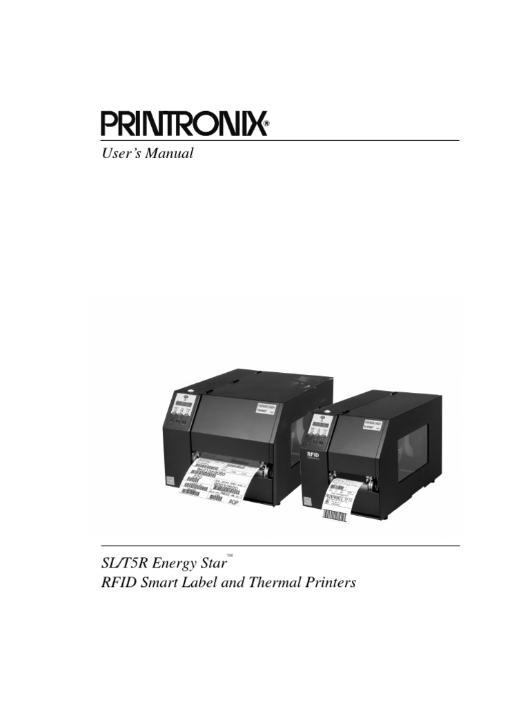 Manual Printronix Thermal T5000r | PDF | Electromagnetic Interference ...