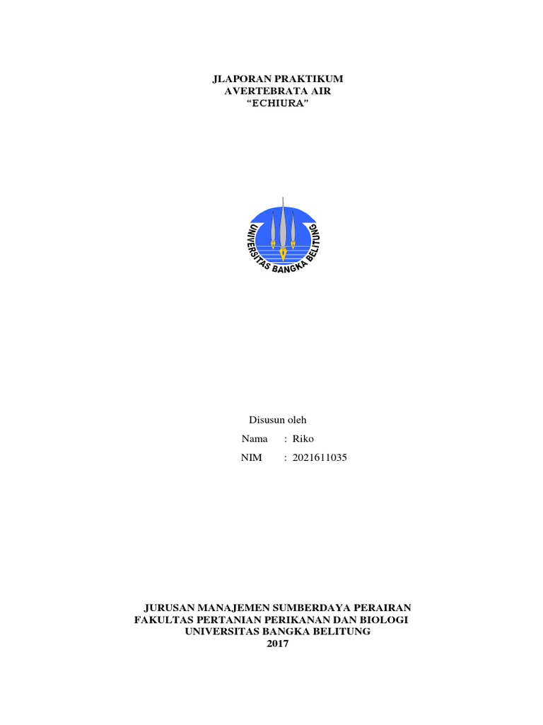 Laporan Praktikum Echiura | PDF