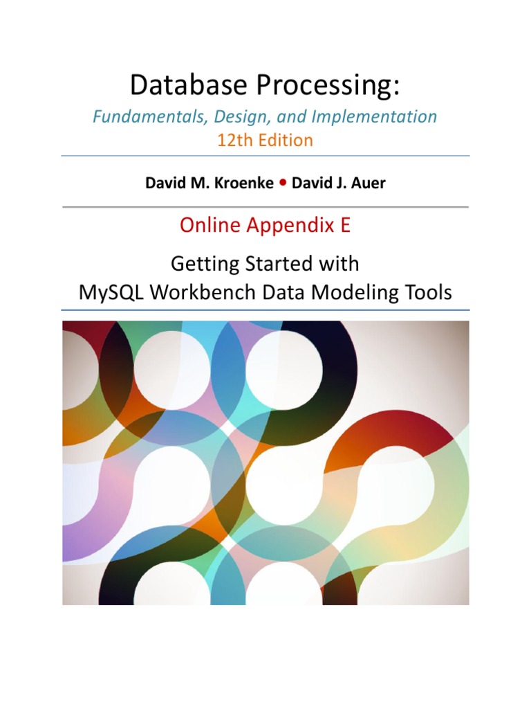 Kroenke Dbp12e Appendix e PDF | PDF | My Sql | Databases