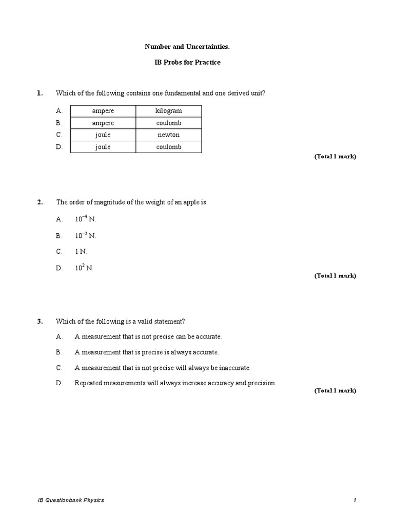 Accuracy and Precision in Physics Measurements: An Analysis of ...