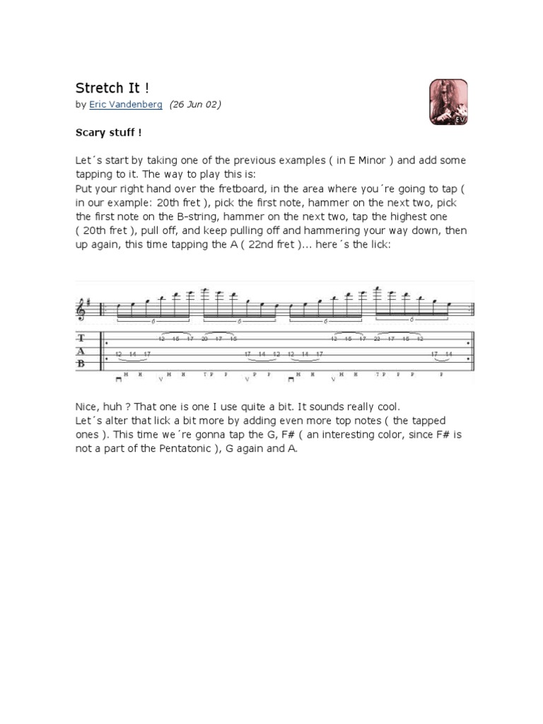 Stretch It | PDF | String Instruments | Musical Instruments