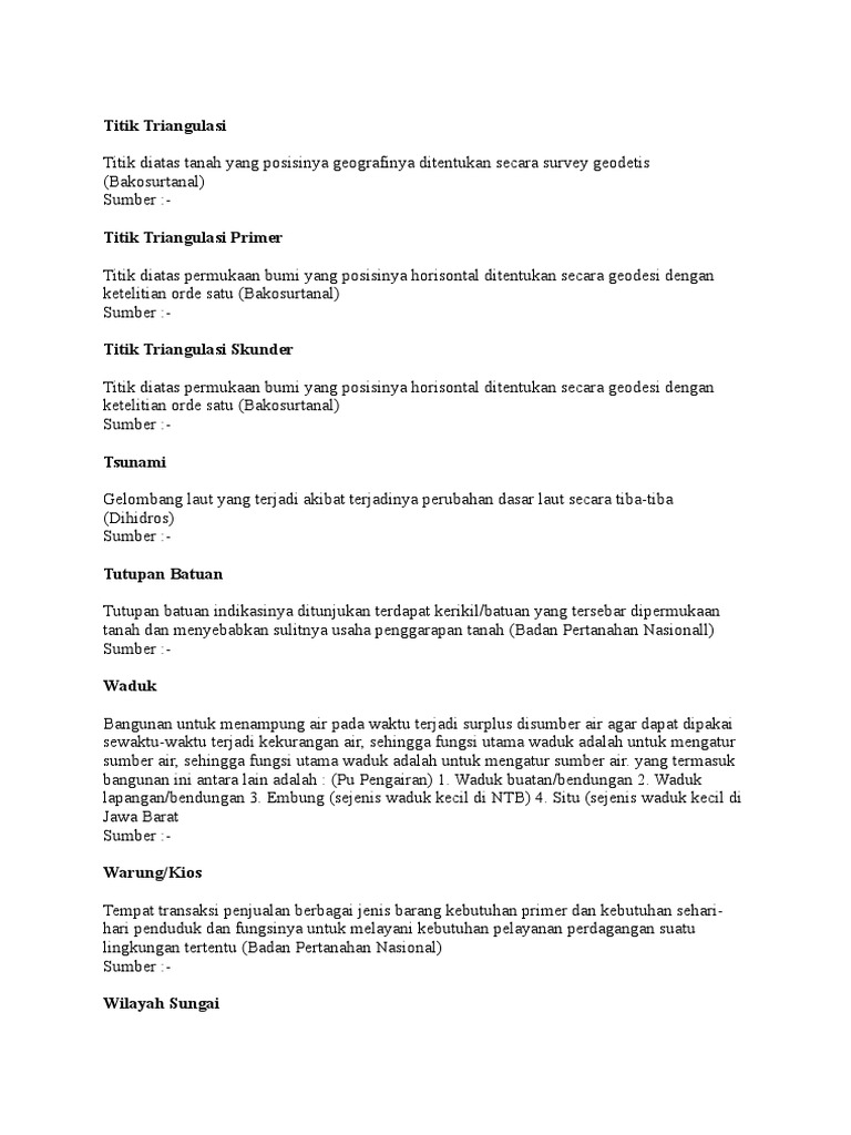 Titik Triangulasi | PDF