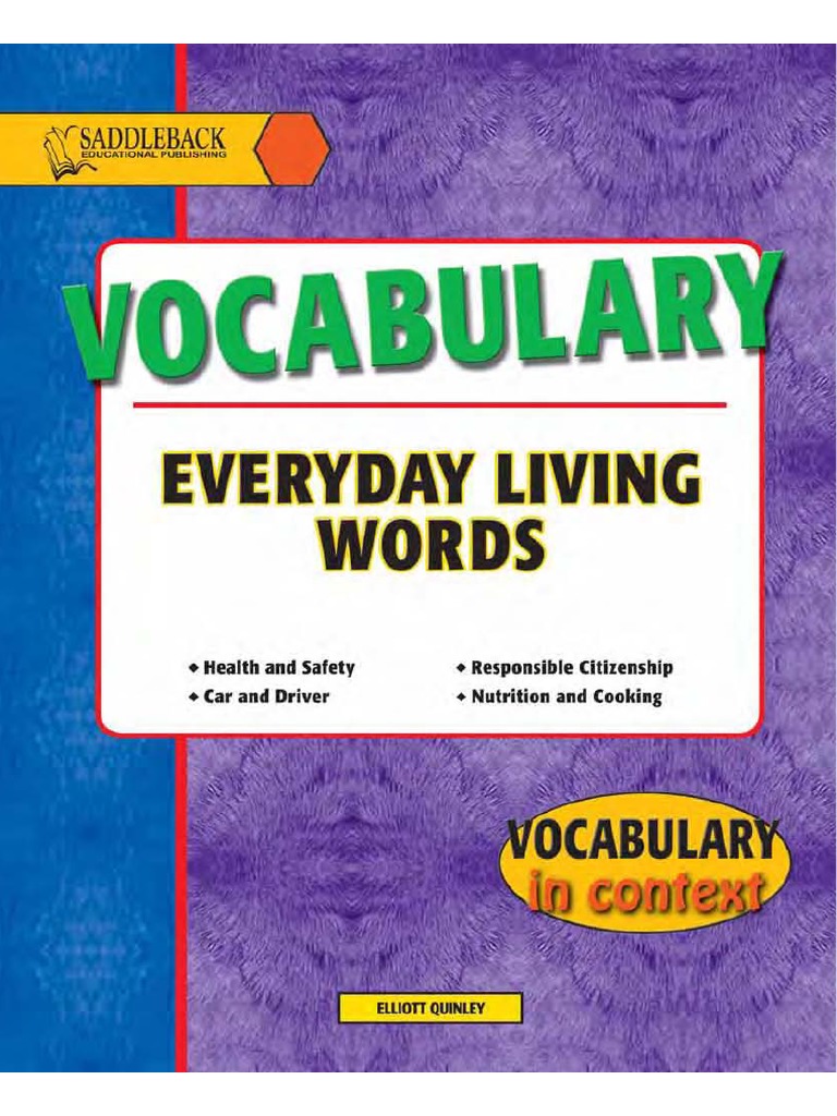 Vocabulary Everyday Living Words1 | PDF | Etiquette | Vocabulary