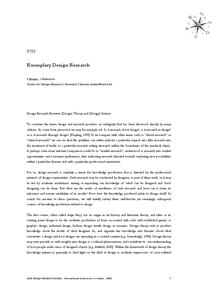 Exemplary Design Research | PDF | Design | Epistemology