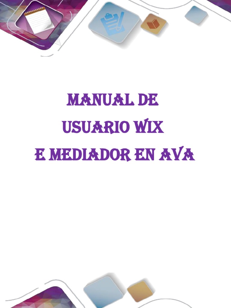 Manual Del Usuario Wix | PDF | Point and Click | Informática y tecnología de la información