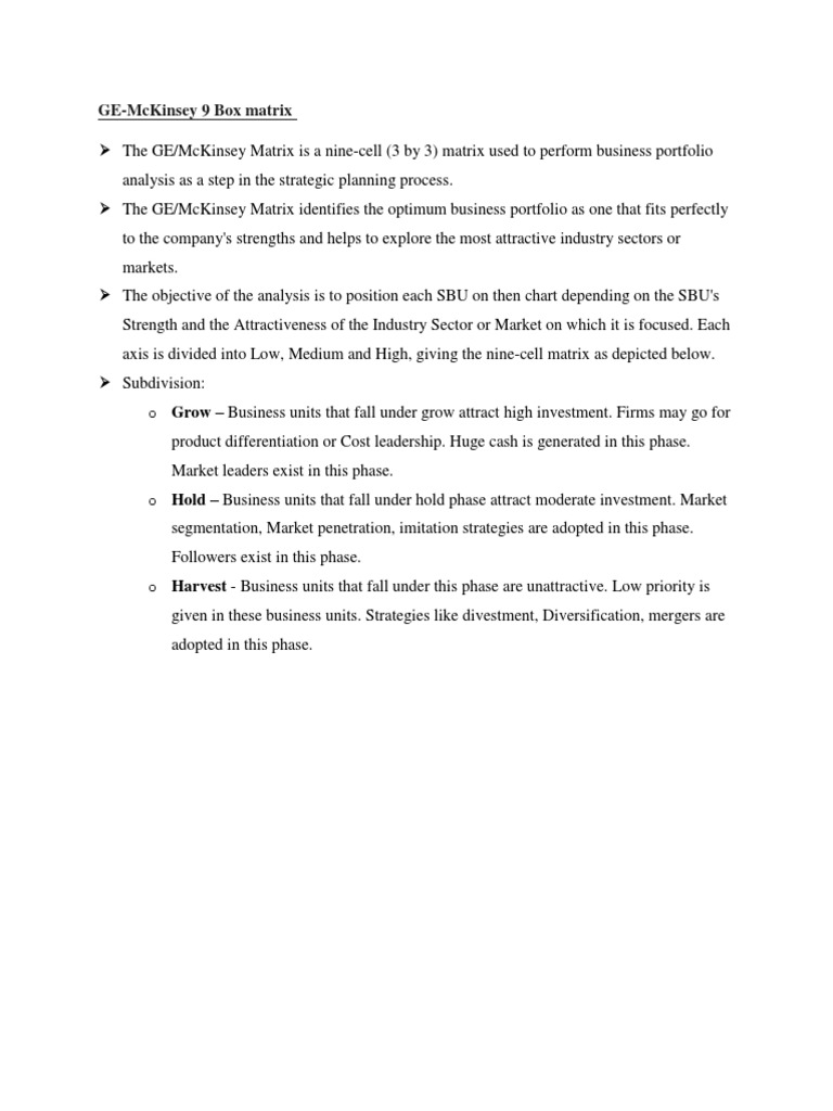 9 Box Matrix | PDF | Strategic Management | Leadership