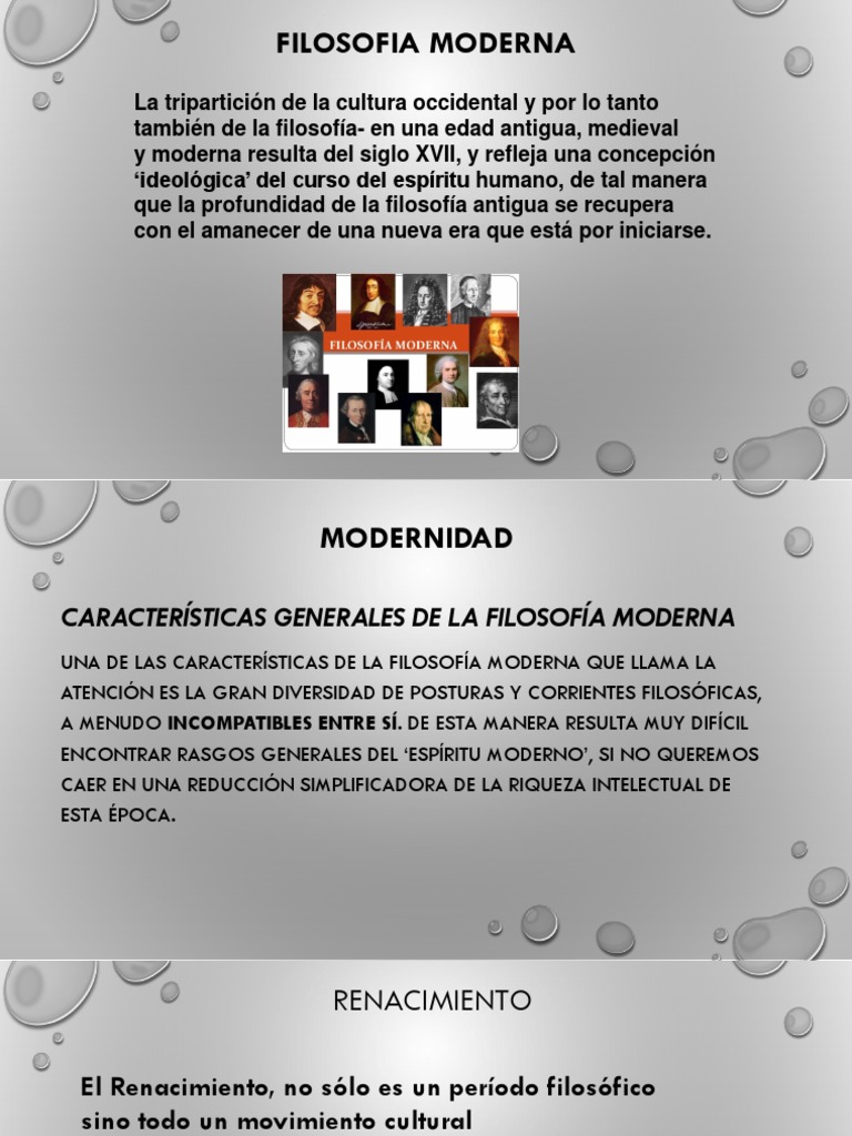 Filosofia Moderna | PDF | Renacimiento | Marsilio Ficino