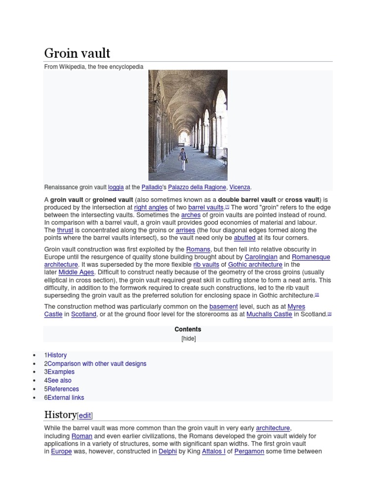 Groin Vault: History | PDF | Architectural Design | Architecture