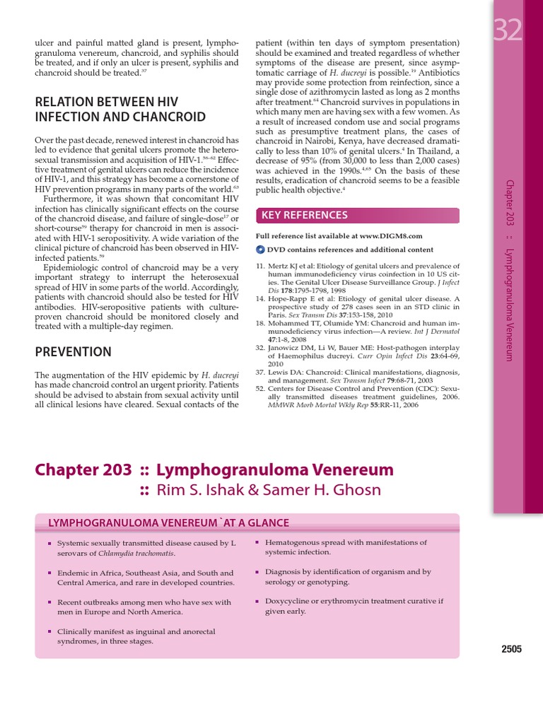 Chapter 203:: Lymphogranuloma Venereum:: Rim S. Ishak & Samer H. Ghosn ...
