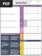 Javelin Board - Blank | PDF | Experiment | Lean Startup