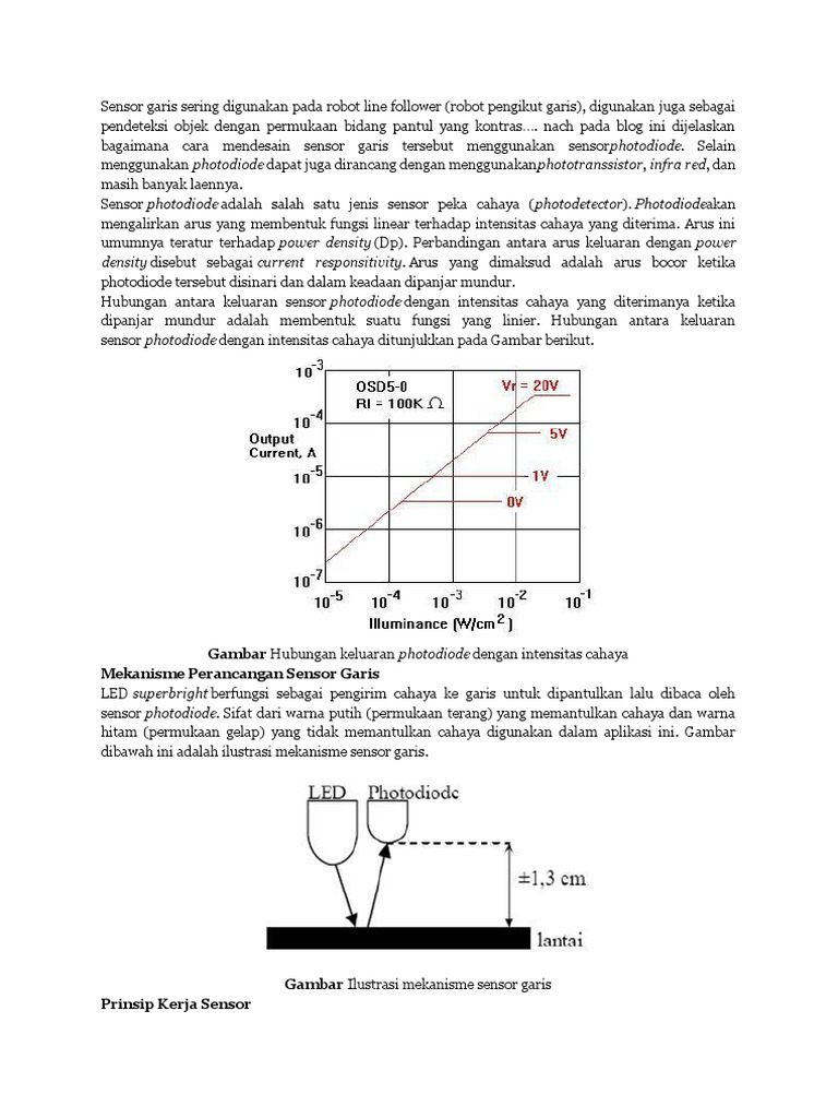 Sensor Garis Sering Digunakan Pada Robot Line Follower | PDF ...