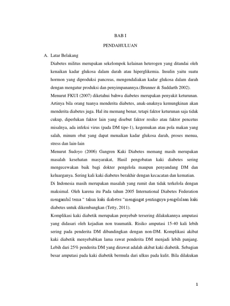 Komplikasi DM Luka Kaki | PDF