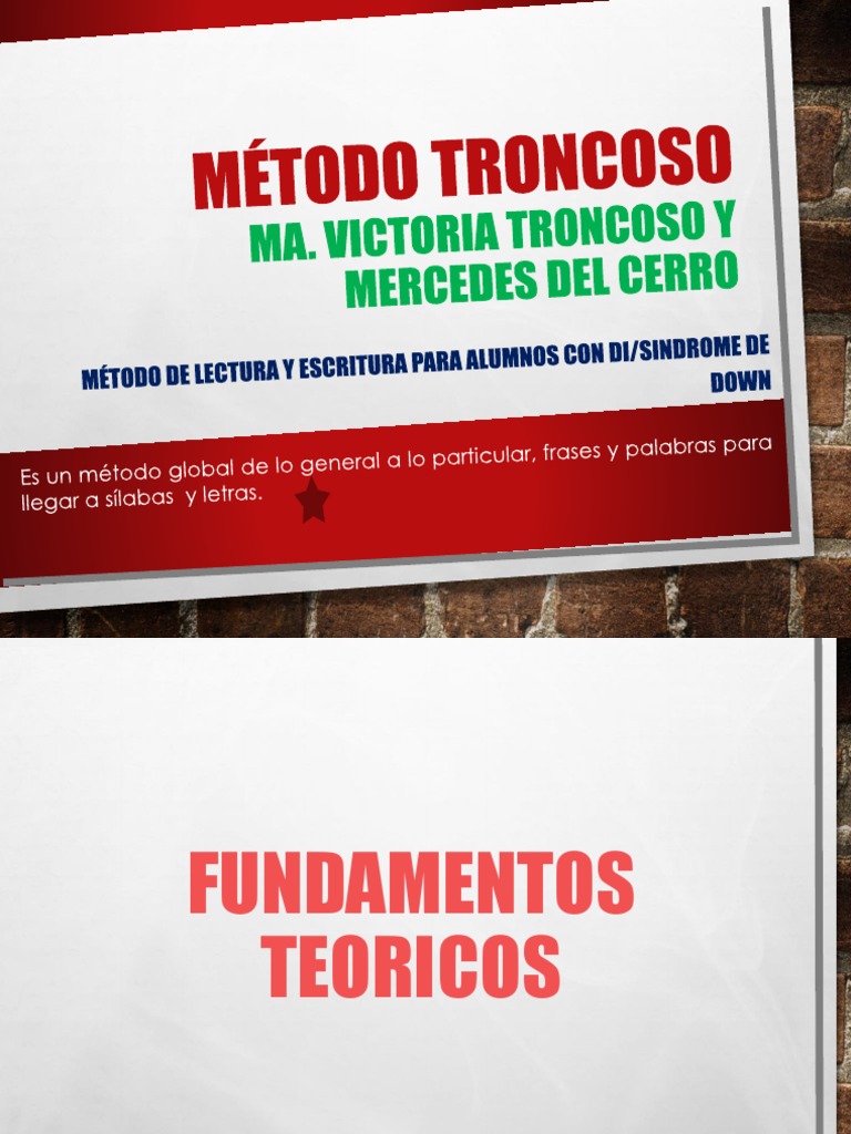 Método Troncoso | PDF | Lectura (proceso) | Aquisición de idioma